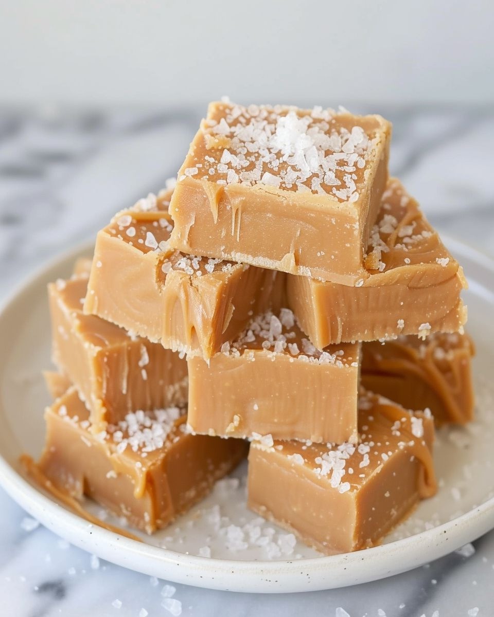 Slow Cooker Salted Caramel Fudge Recipe - FOLNEM