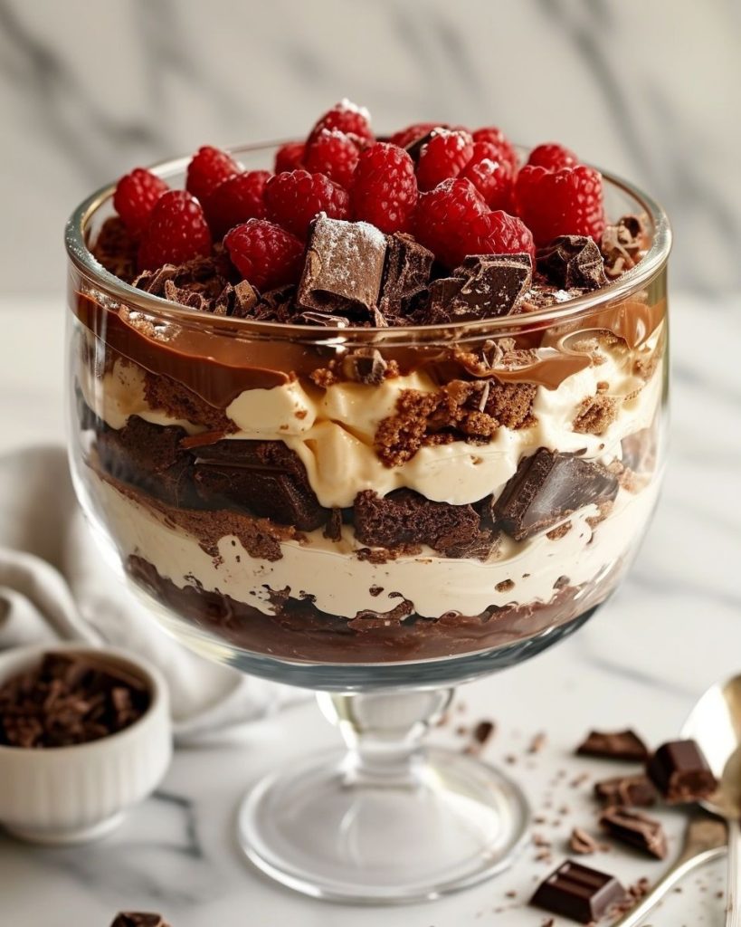 Chocolate Brownie Trifle Recipe - FOLNEM
