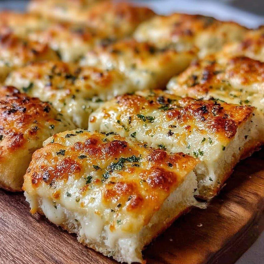 Cheesy Garlic Bread - FOLNEM